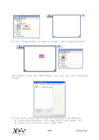 Embedding VHDL in LabVIEW FPGA on Xilinx Spartan 3E Starter board | PDF