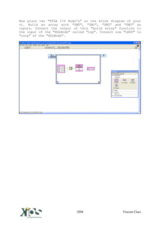 Embedding VHDL in LabVIEW FPGA on Xilinx Spartan 3E Starter board | PDF