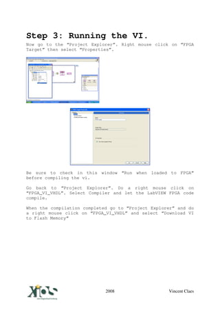 Embedding VHDL in LabVIEW FPGA on Xilinx Spartan 3E Starter board | PDF