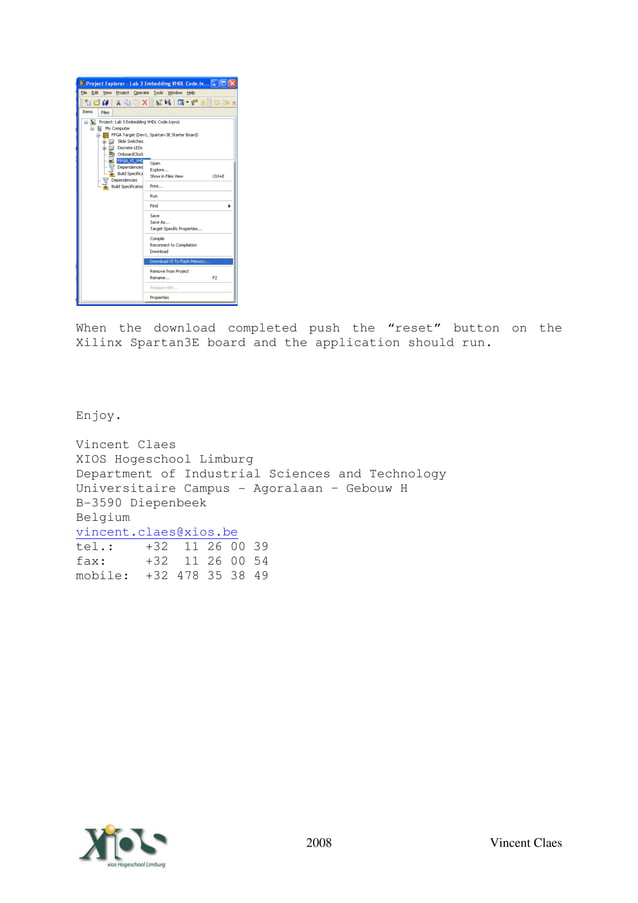 Embedding Vhdl In Labview Fpga On Xilinx Spartan 3e Starter Board Pdf