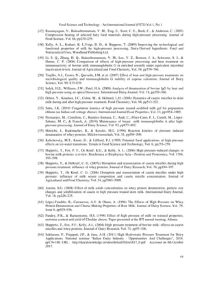 HIGH-PRESSURE PROCESSING AND ITS APPLICATIONS IN THE DAIRY INDUSTRY | PDF