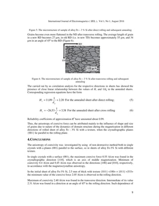 Anisotropy of Coercive Force of Single Crystals and Sheets of Silicon ...