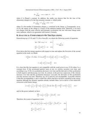 RADIATION OF AN ACCELERATED CHARGE | PDF
