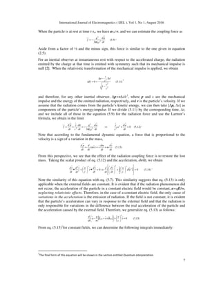 RADIATION OF AN ACCELERATED CHARGE | PDF