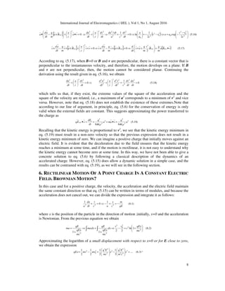 RADIATION OF AN ACCELERATED CHARGE | PDF