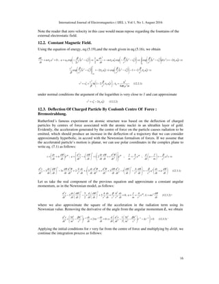 RADIATION OF AN ACCELERATED CHARGE | PDF