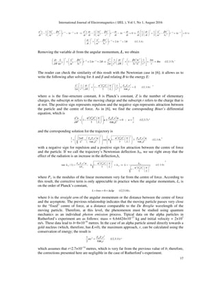 RADIATION OF AN ACCELERATED CHARGE | PDF
