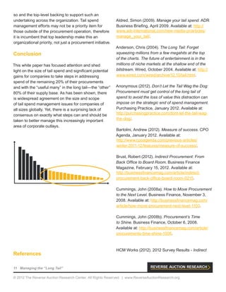 Managing the "Long Tail": How Focusing on Tail Spend Management Can ...