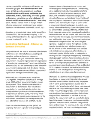 Managing the "Long Tail": How Focusing on Tail Spend Management Can ...