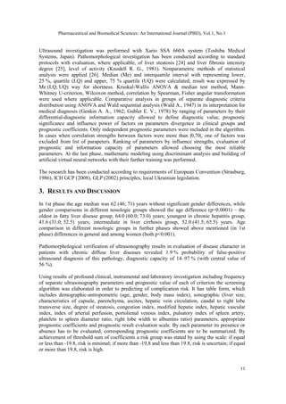 Role of Echography and Computed Tomography in Diagnosis of Chronic ...
