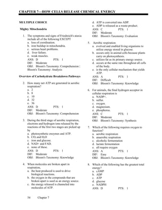 Biology The Unity and Diversity of Life 13th Edition Starr Test Bank | PDF