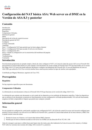 1118174 asa config-dmz-00 | PDF