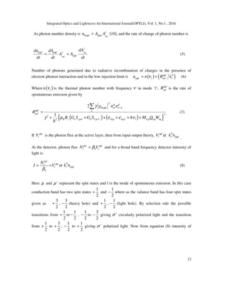 EFFECT OF ELECTRON-PHONON INTERACTION ON ELECTRON SPIN POLARIZATION IN A QUANTUM DOT LIGHT ...