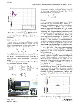 Design and Implementation of Discrete Augmented Ziegler-Nichols PID Controller | PDF