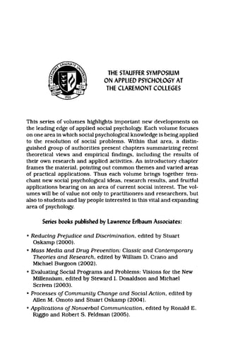 Applications Of Nonverbal Communication Ronald E Riggio Robert S ...