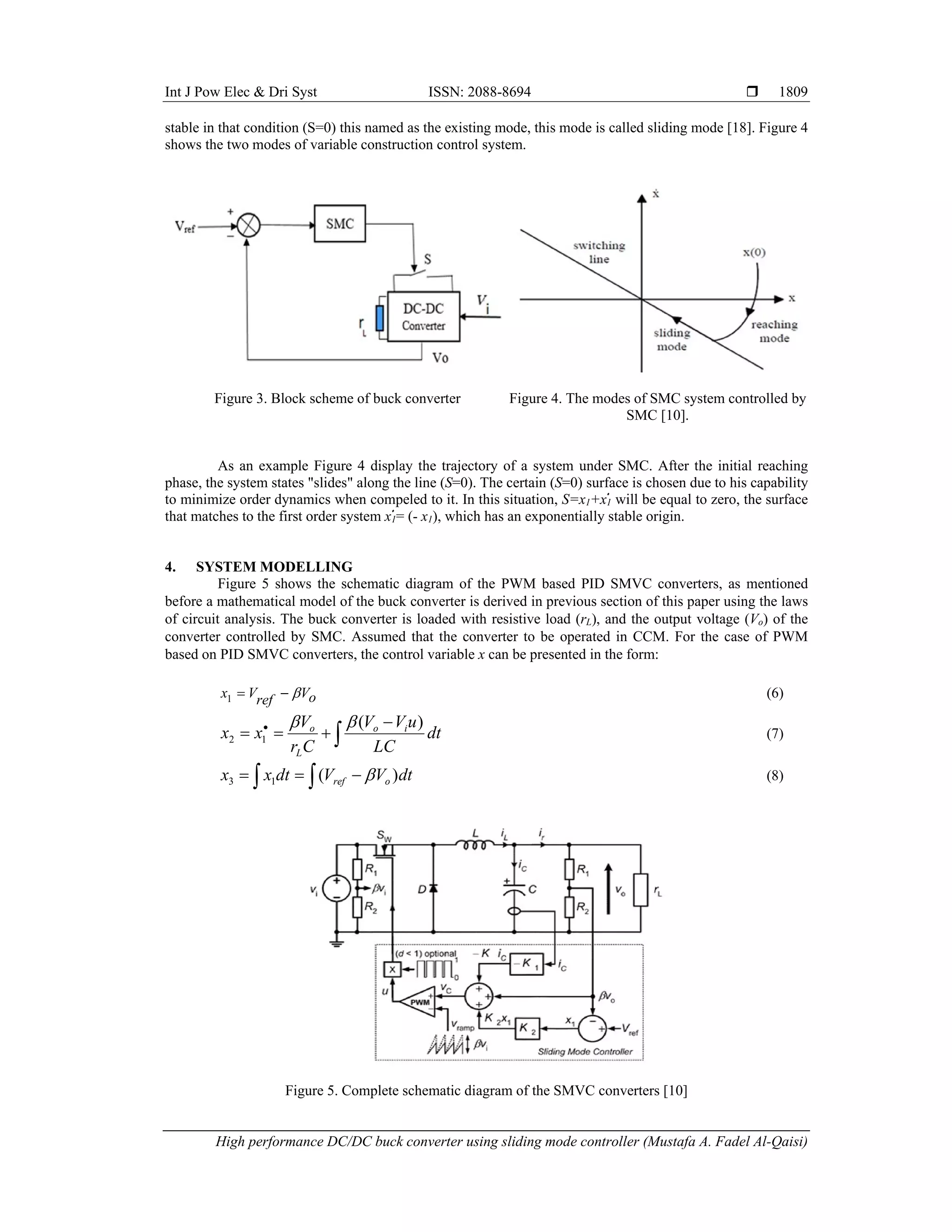 High performance DC/DC buck converter using sliding mode controller | PDF