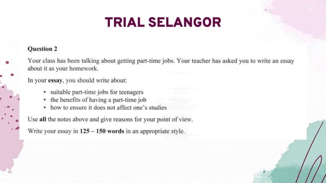 HOW TO WRITE SPM 1119/2 GUIDED WRITING.pptx | Smoking Cessation | Wellness