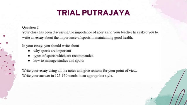 HOW TO WRITE SPM 1119/2 GUIDED WRITING.pptx | Smoking Cessation | Wellness