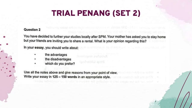 HOW TO WRITE SPM 1119/2 GUIDED WRITING.pptx | Smoking Cessation | Wellness