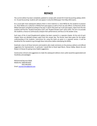 Accounting A Level paper 1 mcqs topical book | PDF