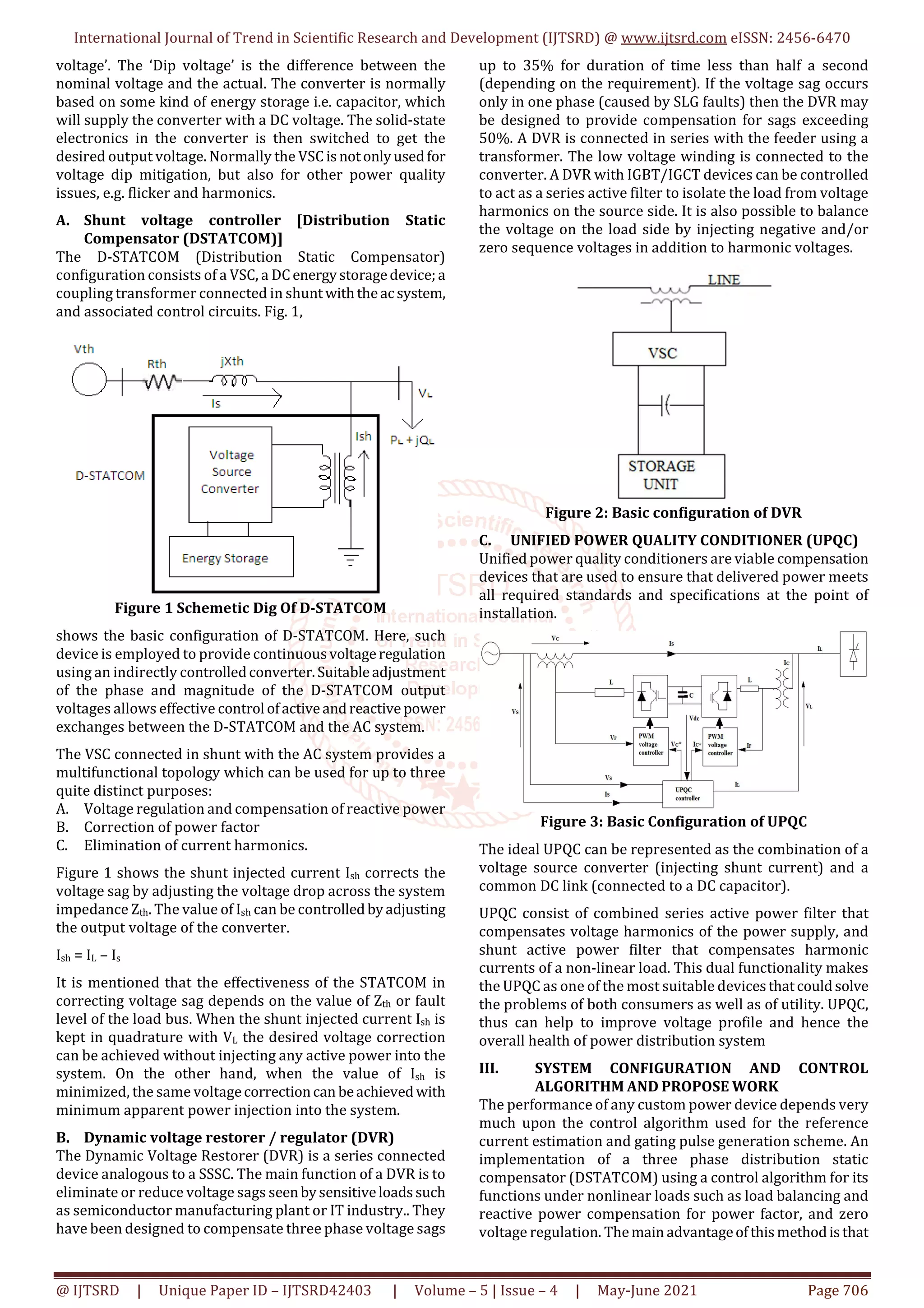 A Review On Optimization Techniques For Power Quality Improvement Using Dstatcom Neural Network