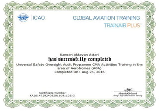 USOAP CMA AGA Certification | PPT