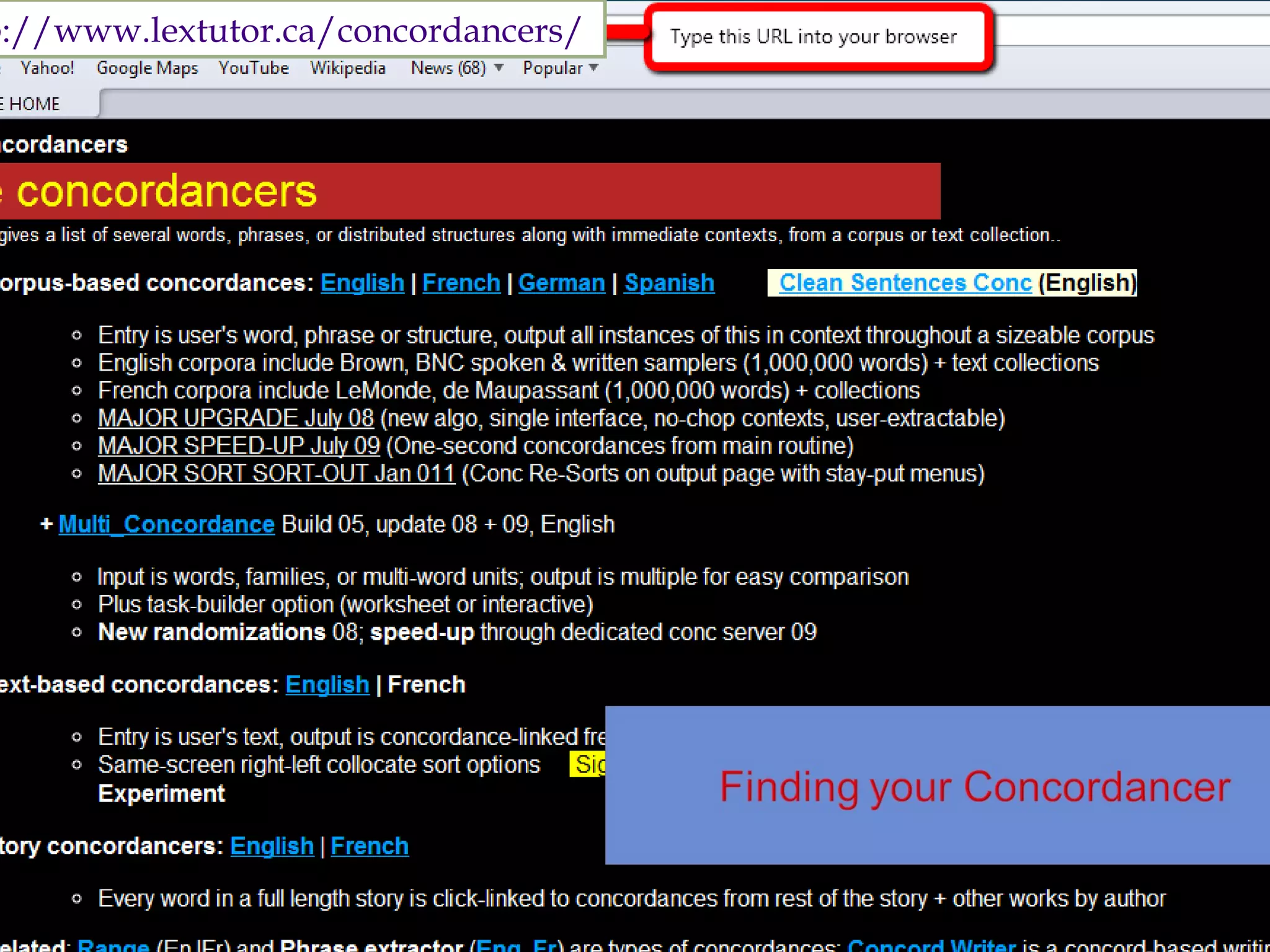 Concordancing lab session | PPT