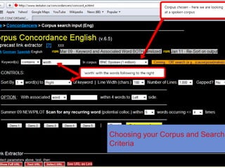Concordancing lab session | PPT