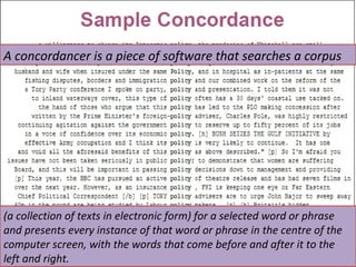 Concordancing 1 | PPT