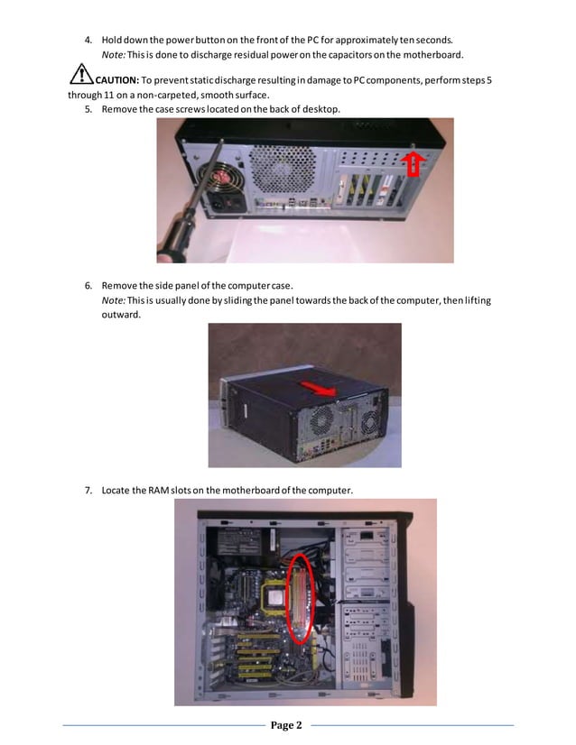 RAM installation Rev 5 | PDF