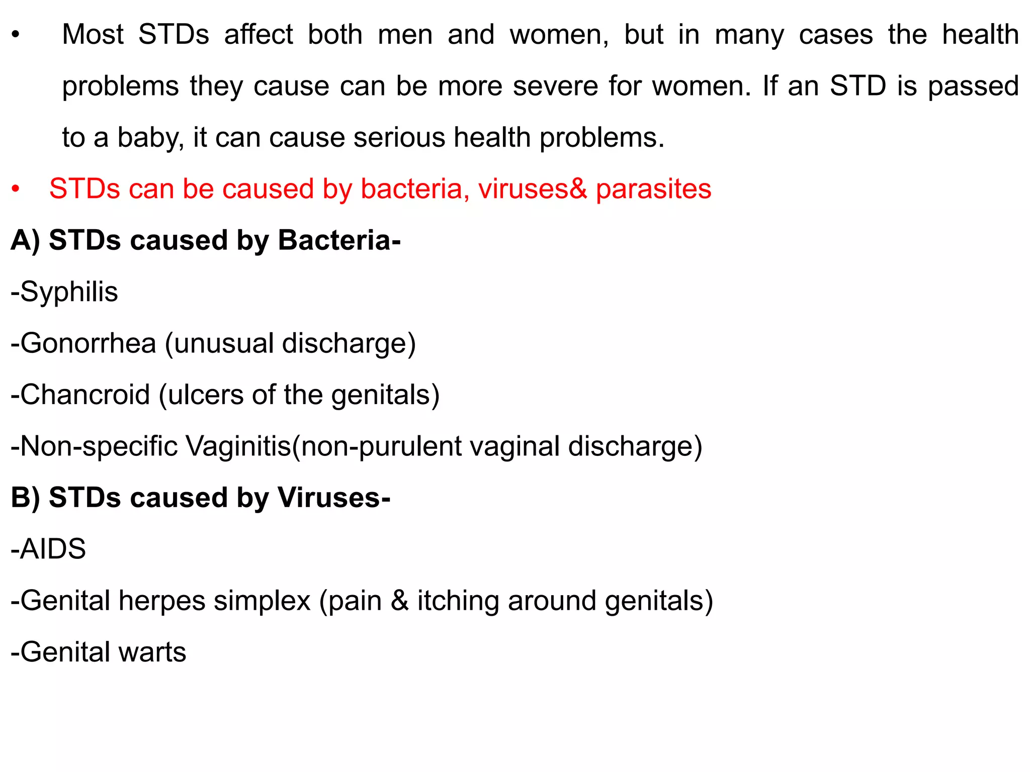 Sexual transmitted diseases | PPTX
