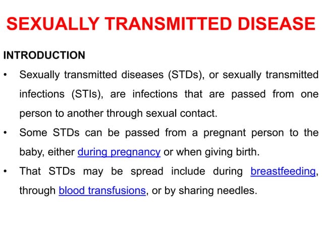 Sexual transmitted diseases | PPT