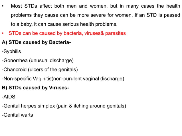 Sexual transmitted diseases | PPT
