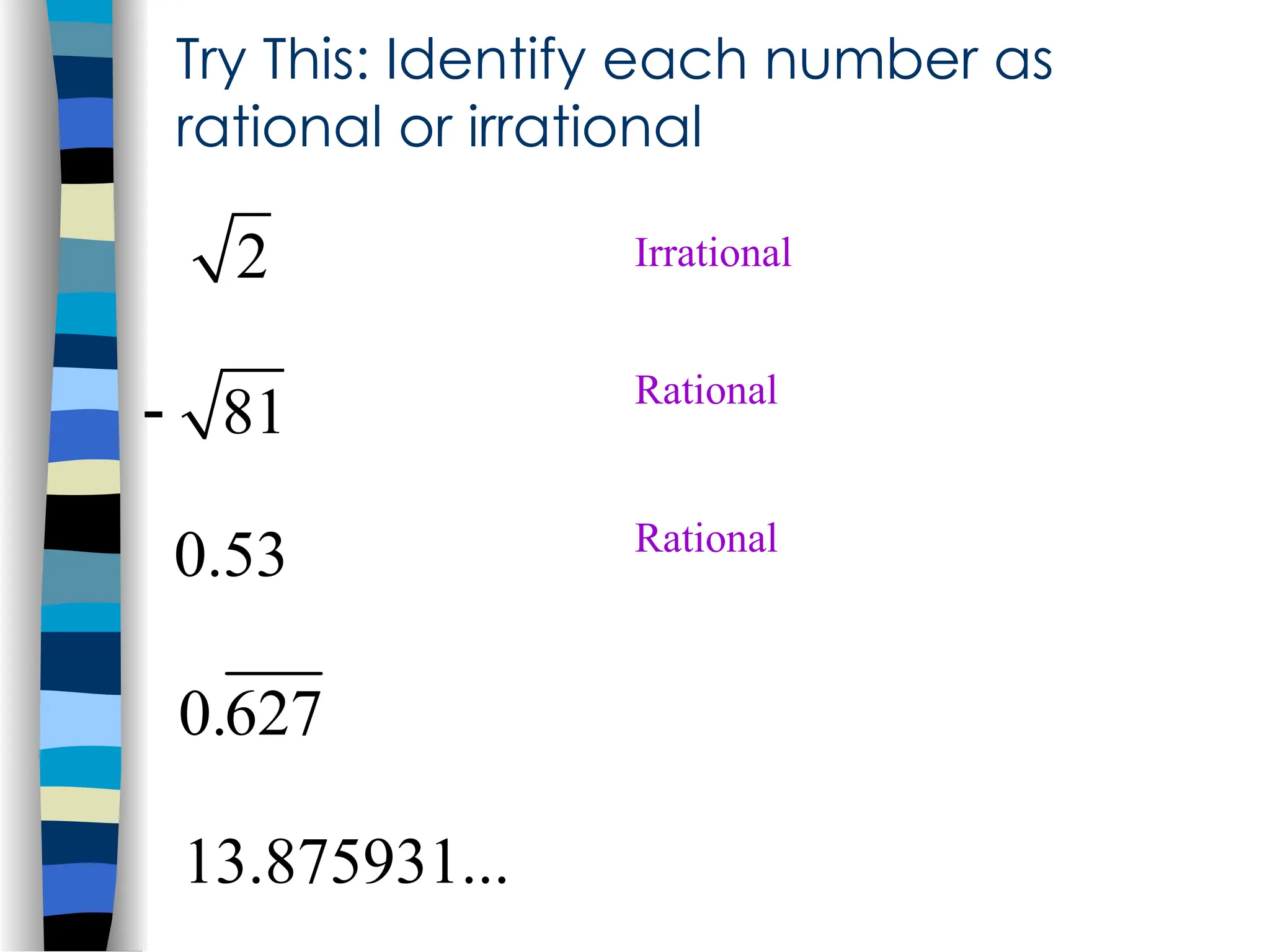 11_1 Square Roots and Irrational Numbers.ppt