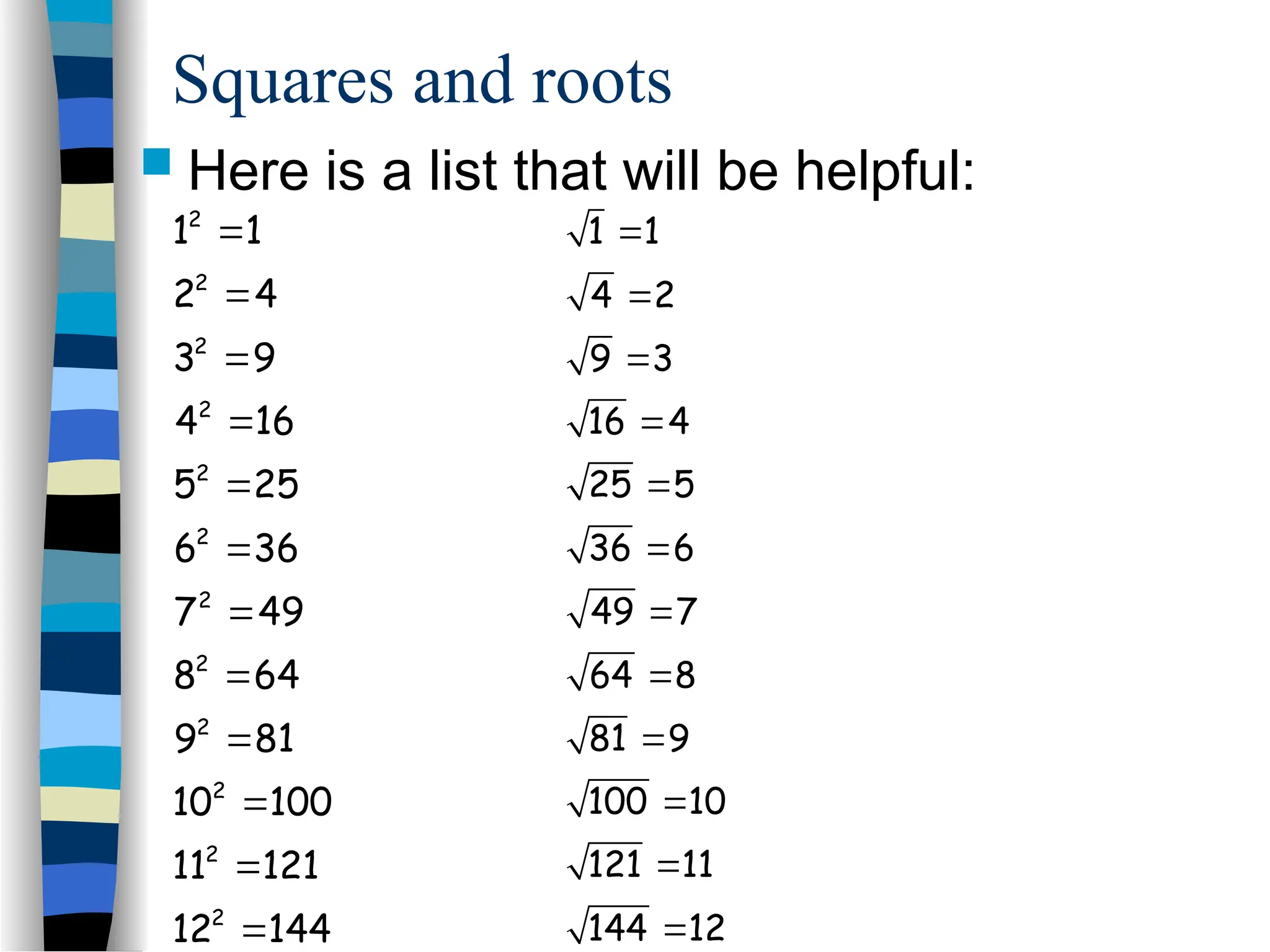 11_1 Square Roots and Irrational Numbers.ppt