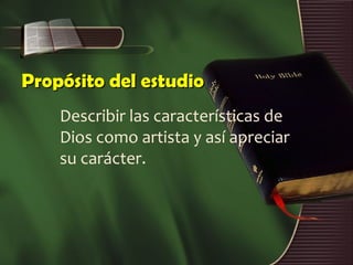 Dios como artista | PPT