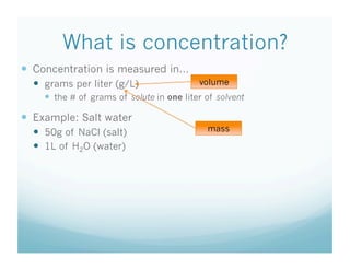 1 11 What Is Concentration | PDF