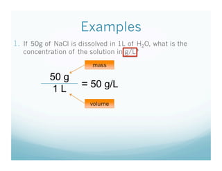 1 11 What Is Concentration | PDF