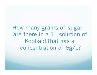 1 11 What Is Concentration | PDF | Chemistry | Science