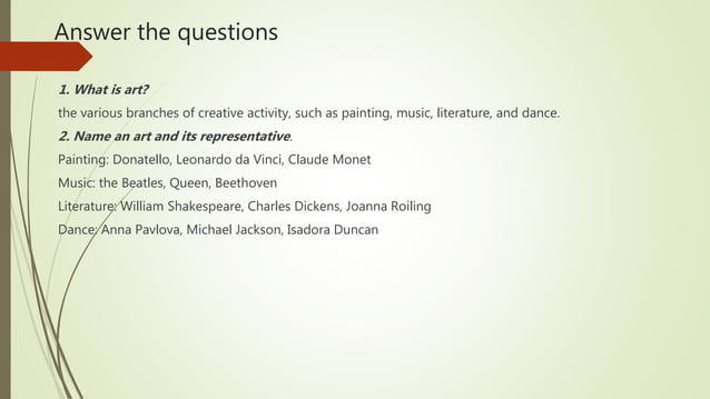 Art / determinators | PPT