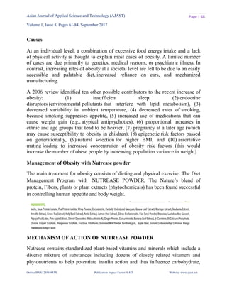 NUTREASE POWDER- Nature’s Blend of Protien, Fiber & Phytochemicals in ...