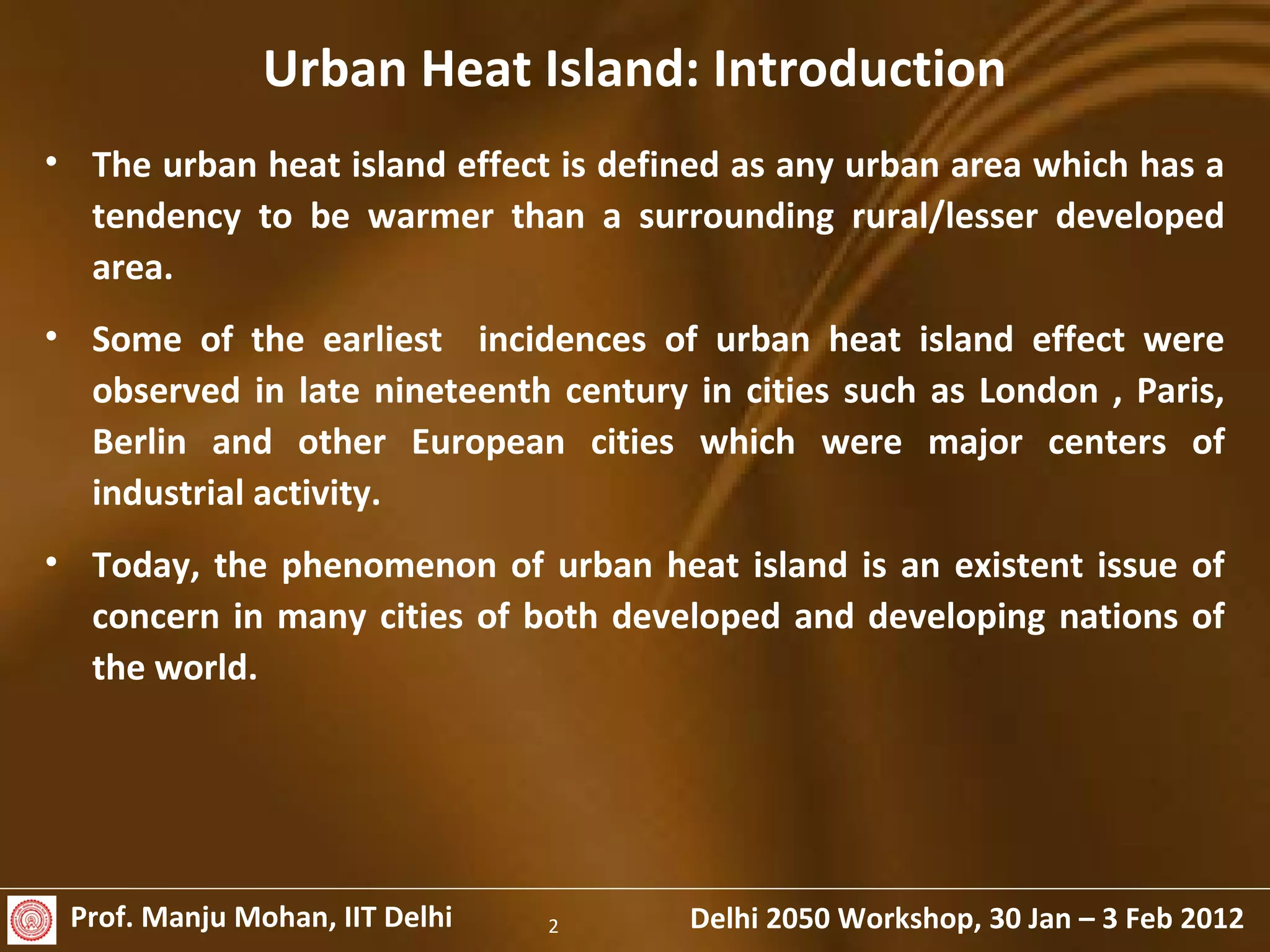 Urban heat islands | PPT