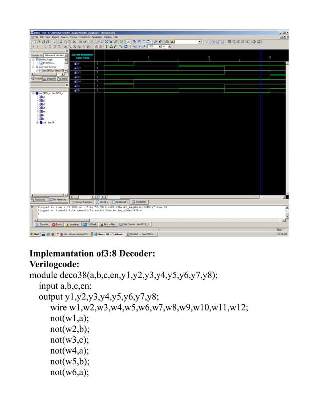 Verilog VHDL code Decoder and Encoder | PDF Verilog VHDL code Decoder and Encoder | PDF