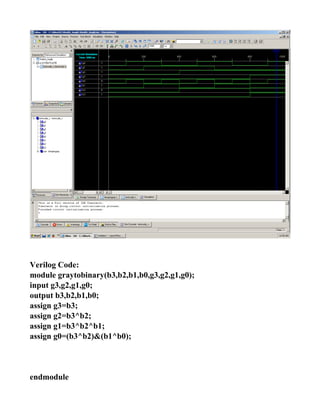 Code conversion using verilog code VHDL | PDF
