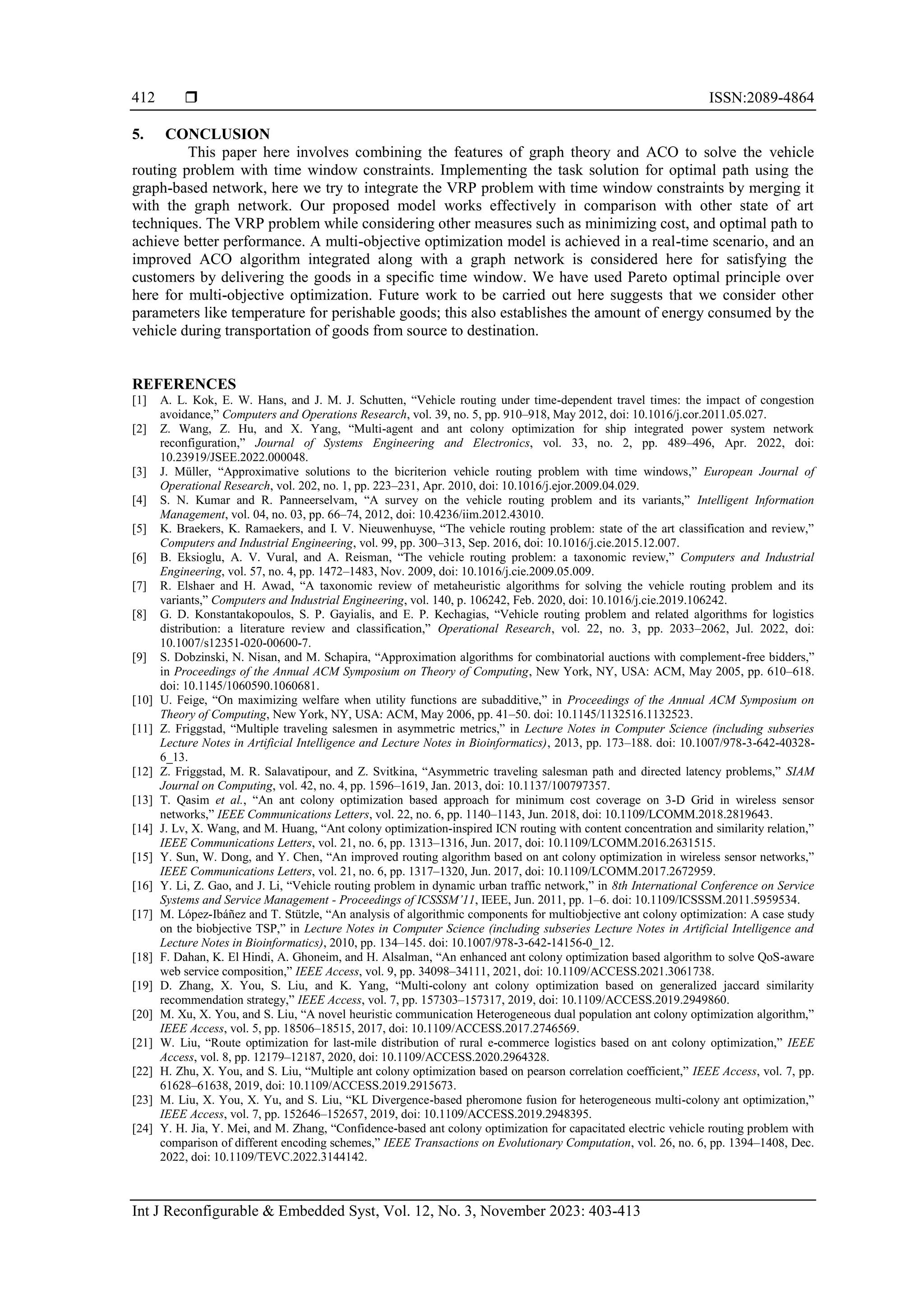 Route optimization via improved ant colony algorithm with graph network ... Route optimization via improved ant colony algorithm with graph network ...