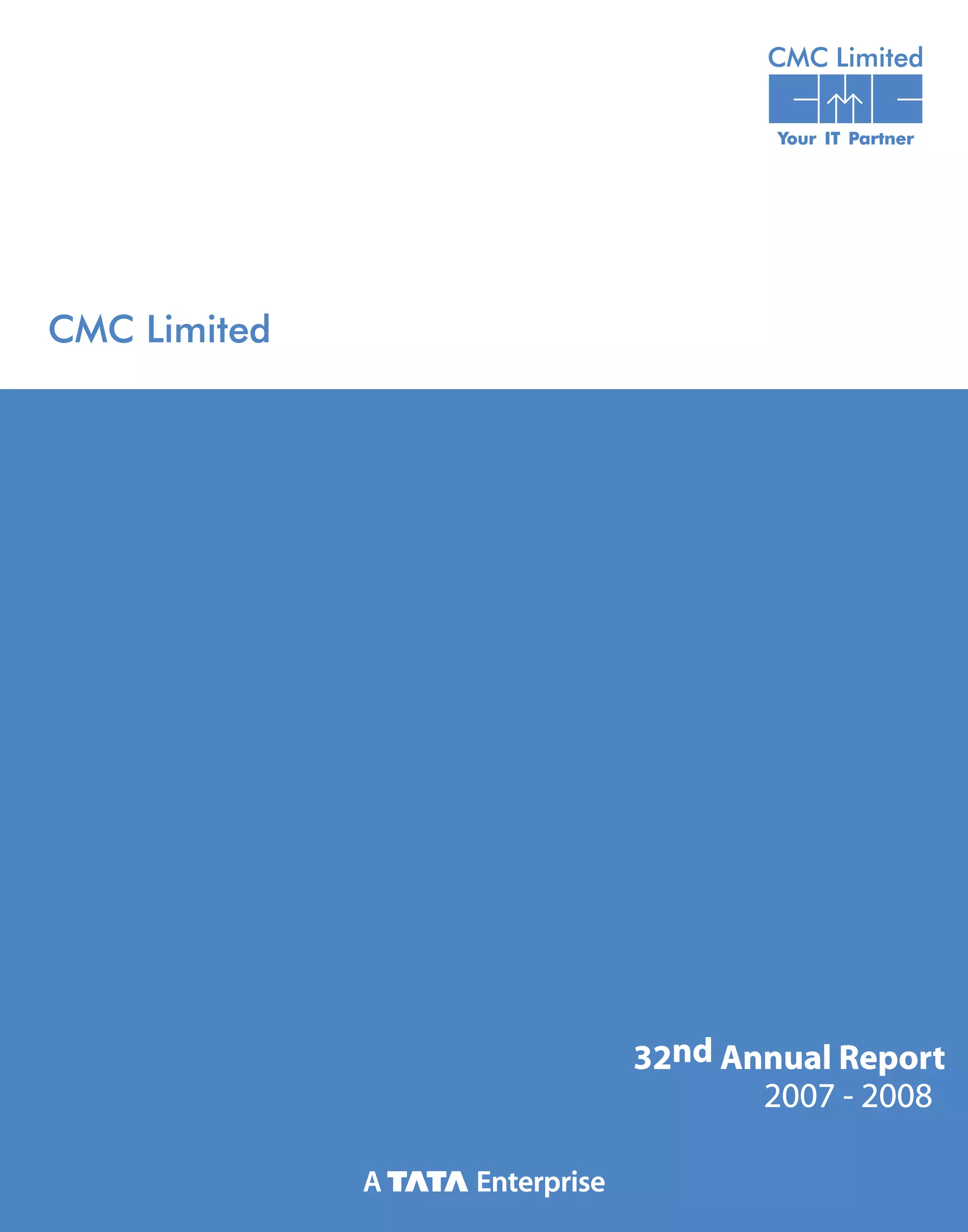 CMC Annual Report 2007 08 | PDF