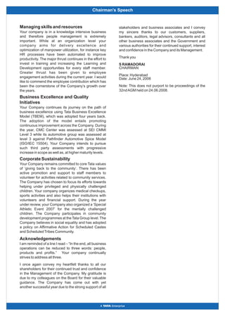 CMC CHAIRMAN SPEECH 27/06/08 | PDF