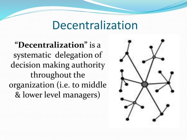 Degree of Decentralization & Factors Affecting it. (By Affan Dabir) | PPT