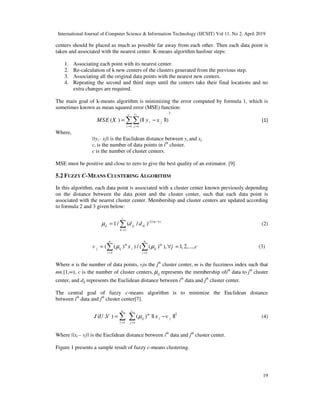 A SURVEY OF CLUSTERING ALGORITHMS IN ASSOCIATION RULES MINING | PDF