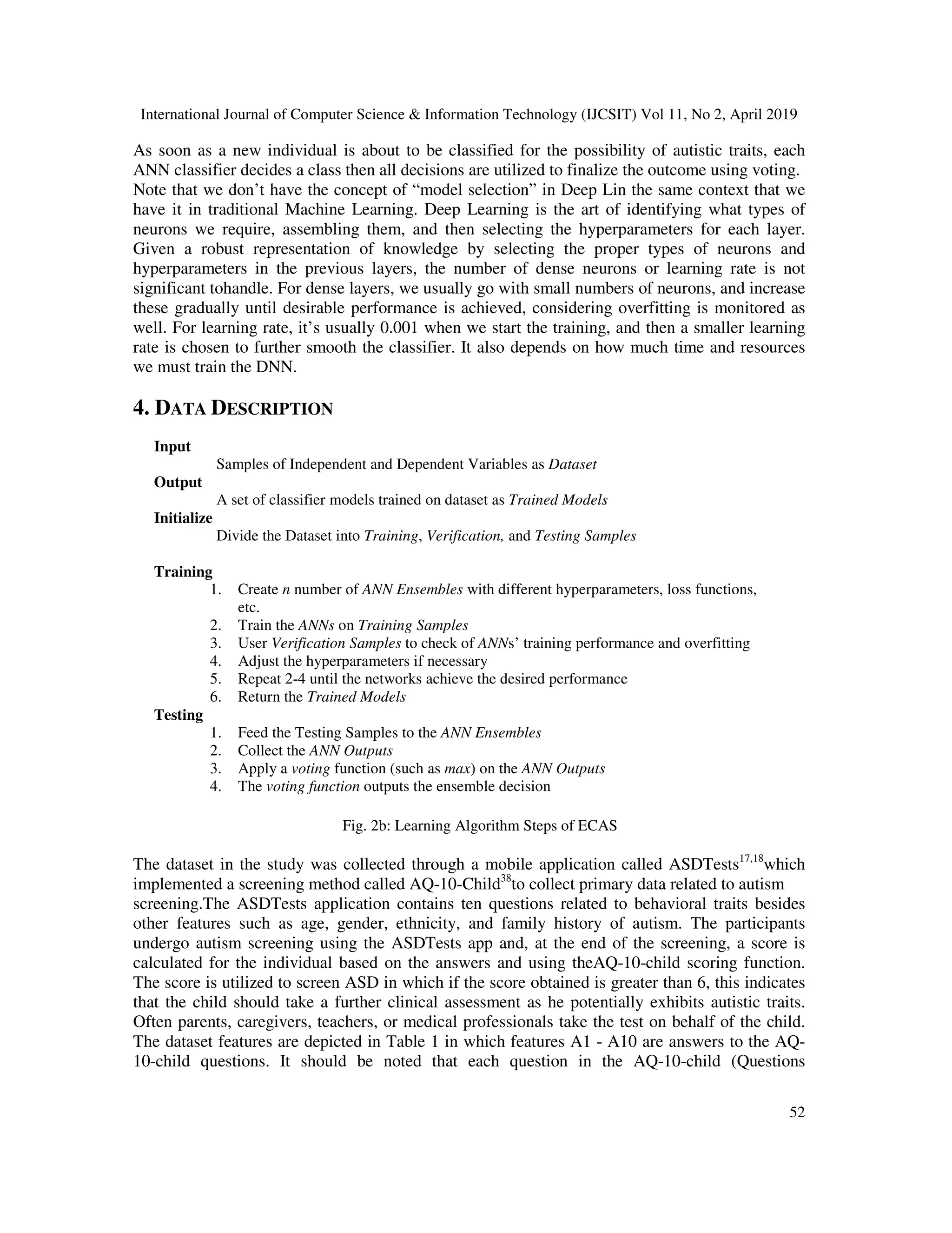 ENSEMBLE LEARNING MODEL FOR SCREENING AUTISM IN CHILDREN | PDF